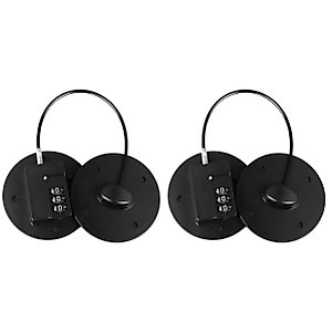 SOLUSTRE 2pcs Security Code Lock Infant Lock Child Safety Security Lock Security Cable for Kids Lock Fridge Safety Lock Child Door Lock Fridge Door Lock Baby Strap Lock Refrigerator Plastic