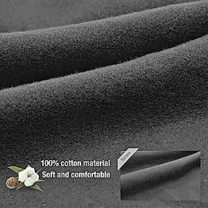 PETLESO Dog Sweater for Large Dog, Warm Cotton Hoodie Sweatshirt for Medium Large Dogs, Black 5XL