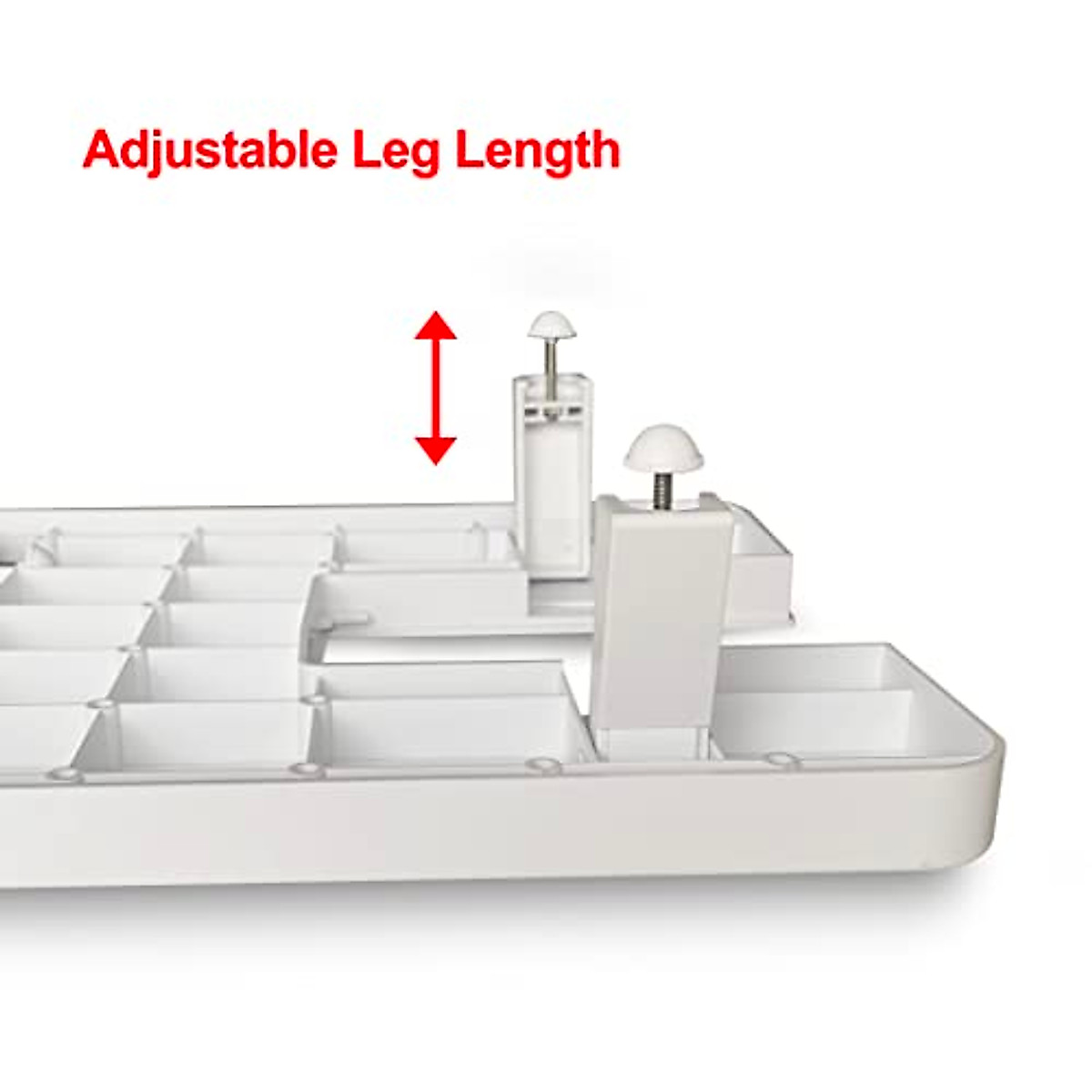 StitchTech Sewing Machines Extension Table Compatible with Singer Brand 44S, 4411, 4423, 4432, 4452, 5511, 5523, 5532, 6335 Heavy Duty Sewing Machines- White