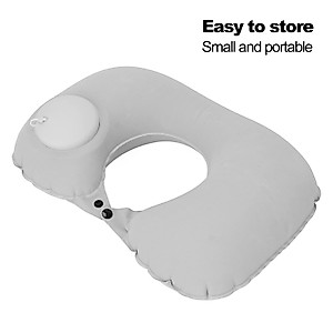 Neck Pillow Travel Neck Pillows Inflatable, Compact Portable Head and Neck Support Pillows, Small U Shape Headrest Cushion for Car Office