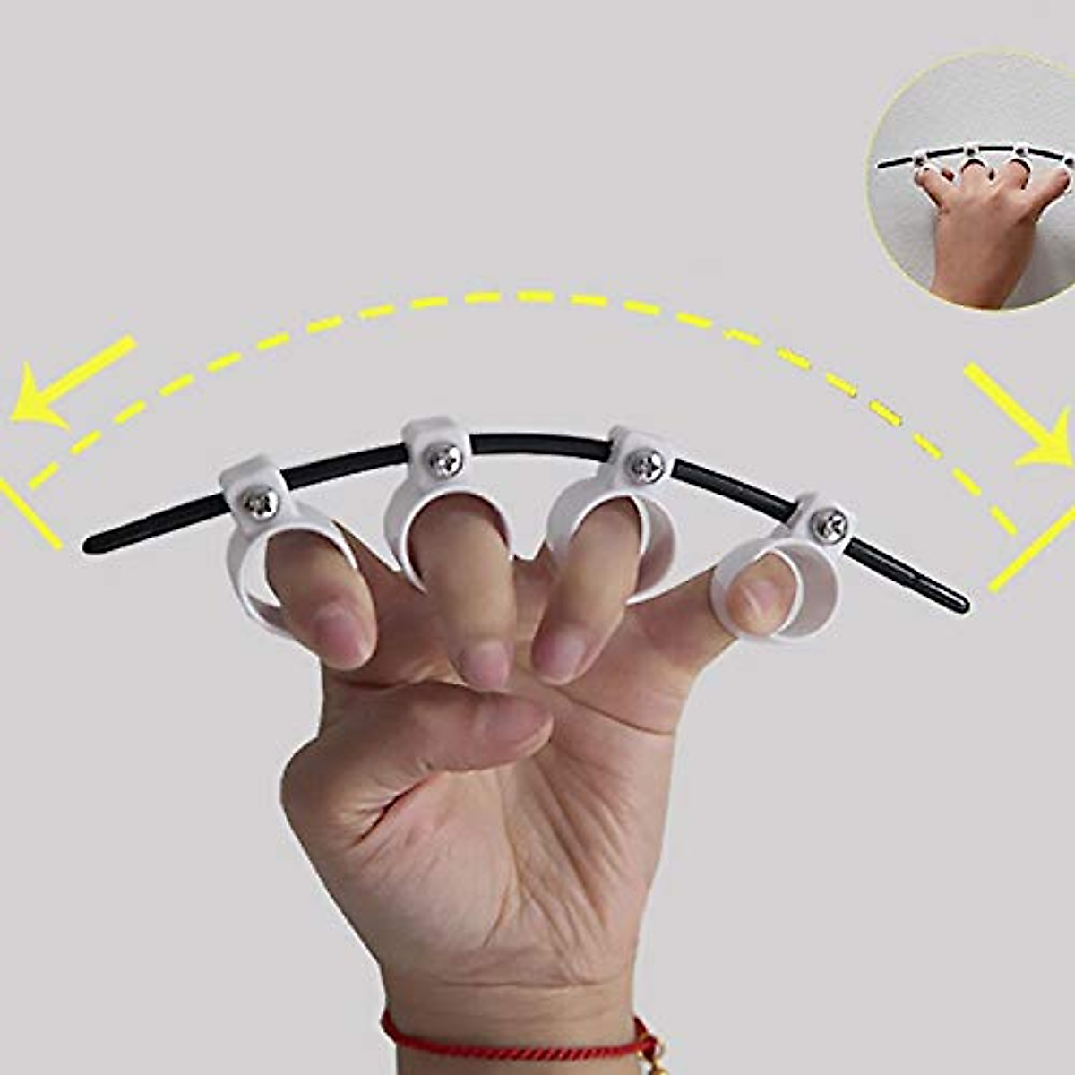 Guitar Beginner Finger Expander Adjustable Stretcher Expansion Ukulele Increase Finger Strength, Multifunctional Finger Expander Portable Span Practice