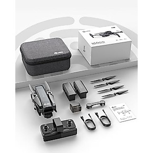 Holy Stone HS600 2-Axis Gimbal Drones with 4K EIS Camera for Adults, Integrated Remote ID, 2 Batteries 56-Min Flight Time, 10000 FT Range Transmission, GPS Drone with Brushless Motors, 4K/30FPS