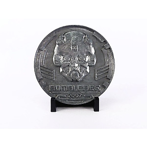 Transformers 1:24 1977 Chevy Camaro Bumblebee Die-cast Car with Coin, Toys for Kids and Adults