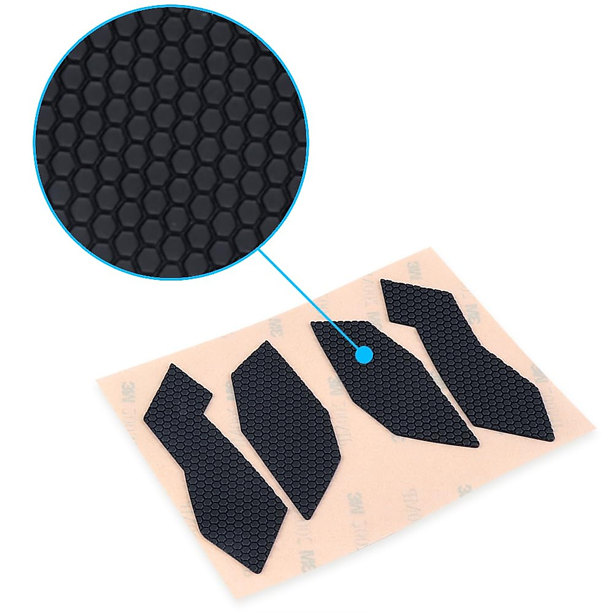 HUYUN New Mouse Top &Side Panel Cover case Stickers Antiskid Grip Tape Replacement for Logit G900/G903 Mouse 0.6mm