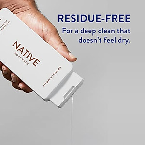 Native Body Wash Natural Body Wash for Women, Men | Sulfate Free, Paraben Free, Dye Free, with Naturally Derived Clean Ingredients Leaving Skin Soft and Hydrating, Coconut & Vanilla, Lavender & Rose, Cucumber & Mint 18 oz - Pack of 3