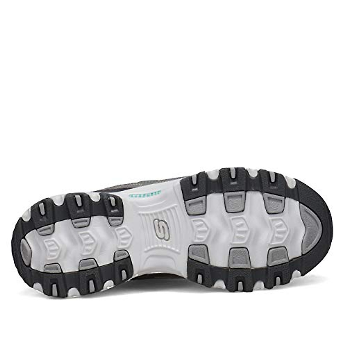 Skechers Women's D'Lites Sneaker, Gray/Light Pink, 7