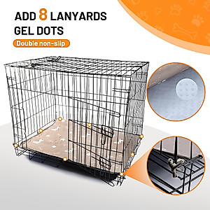 Washable Pee Pads for Dogs, Reusable Puppy Pads Waterproof, 2 Pack Dog Pee Pads, Potty Pads for Dogs, Super Absorbent, Add 8 Lanyards, Puppy Training Pads (31x36 Inch ,Pack of 2)