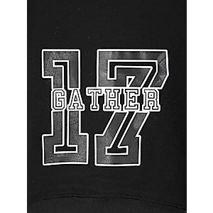 Loodgao Kids Boys Girls 2 Piece Hoodie Tracksuit Pocket Sweatshirt and Sweatpants Jogger Sets Sportswear Black 7-8