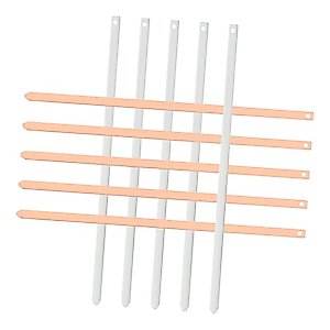 Parliky 1 Set Electrode Strip for Experiment Copper Anode for Zinc Plating Zinc Copper Plate Zinc Tablets