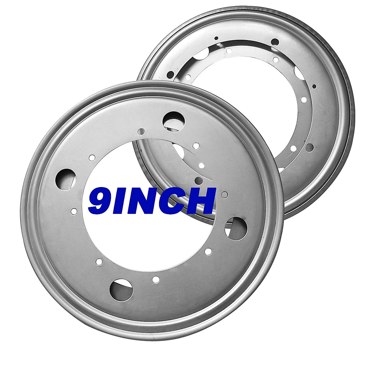 2Pack Lazy Susan Hardware, 9" Rotating Bearing Plate 5/16” Thick, 750lbs Lazy Susan Turntable Swivel Base for Rotating Table, Serving Tray, Kitchen Storage, Book Rack, Corner Shelves, Dollhouse