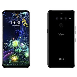 LG V50 ThinQ Smartphone LMV450PM, 5G, 128GB, Aurora Black - Sprint CDMA and GSM Unlocked