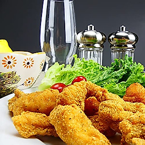 Bayou Classic 1150 14-qt Stainless Fry Pot Features Heavy Welded Handle Stainless Lid and Stainless Perforated Basket w/ Cool Touch Handle Perfect For Frying Fish Shrimp or Hushpuppies