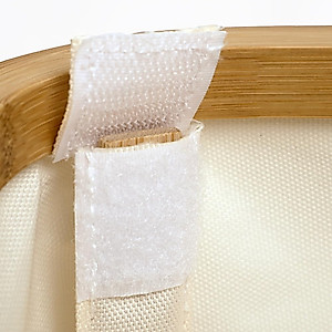 Laundry hamper Collapsible laundry basket with handles,Small and Medium Foldable Laundry Hampers,Versatile Storage Basket and Small Laundry Basket for Toys,bamboo laundry hamper Holding weight 282 oz