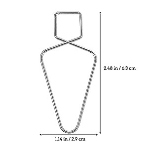 YARNOW 100pcs Ceiling Hook Clips Ceiling Tile Hooks T- bar Clips Drop Ceiling Clips for Office Classroom Home Wedding Decoration Hanging Sign