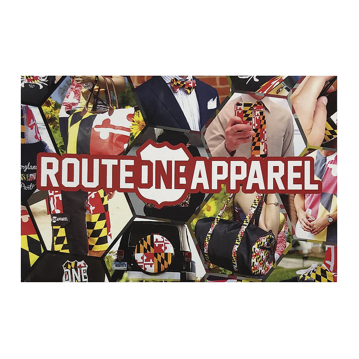 Route One Apparel | Maryland Chesapeake Bay Wooden Cutting Board, Heavy Duty with Juice Groove, Can be Used as Serving Tray, Bamboo Wood, 15.5" X 10.75" X 0.5"