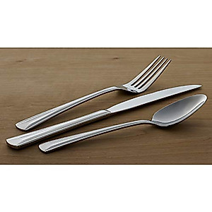 Oneida Cella 42 Piece Everyday Flatware, Service for 8, 18/0 Stainless Steel, Silverware Set