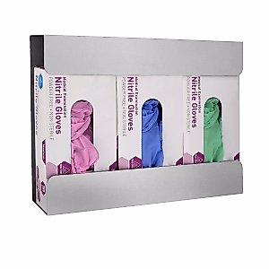 Omnimed 305302-2023 Glove Dispenser, 3 Box Capacity, Silver