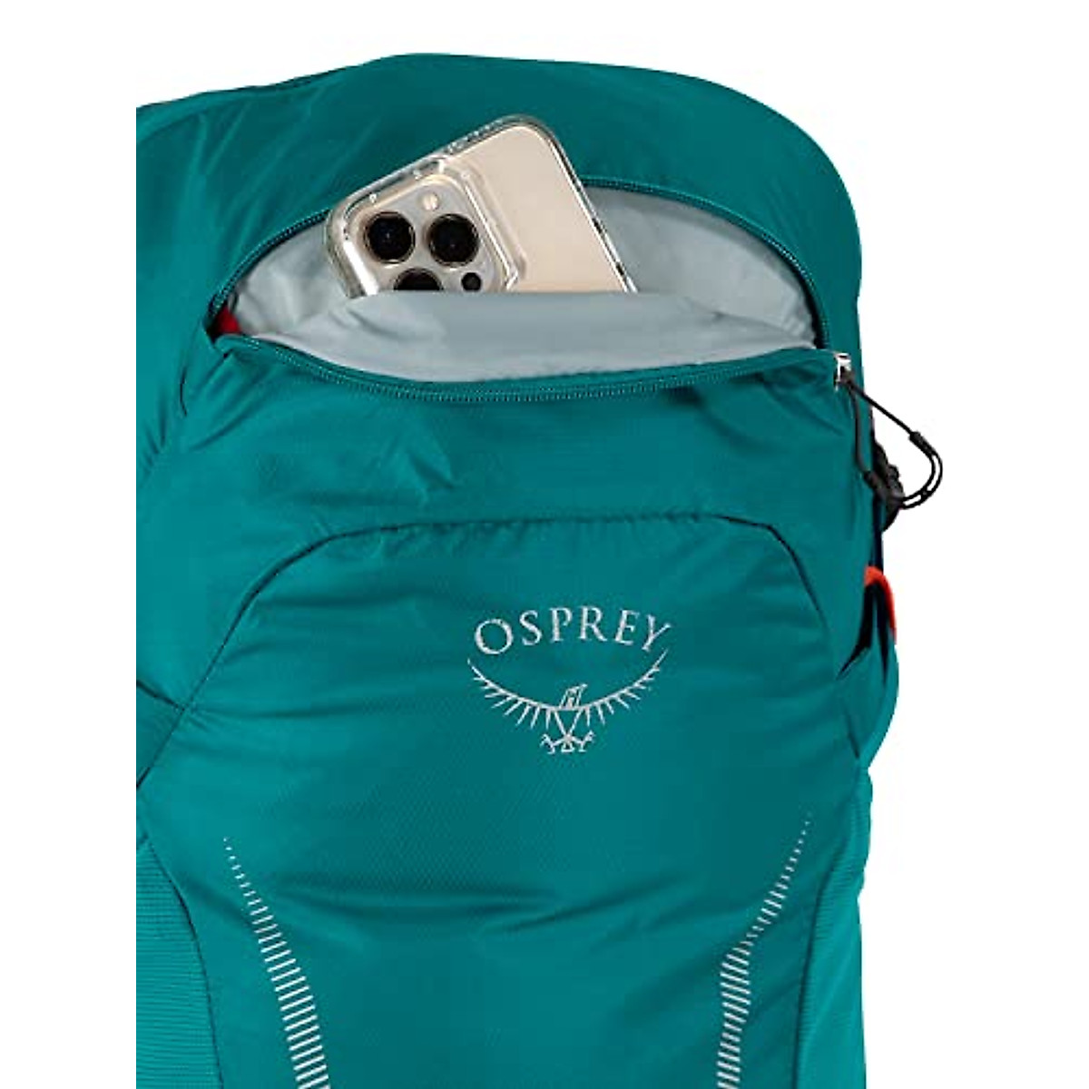 Osprey Hikelite 18L Unisex Hiking Backpack, Silver Lining, One Size