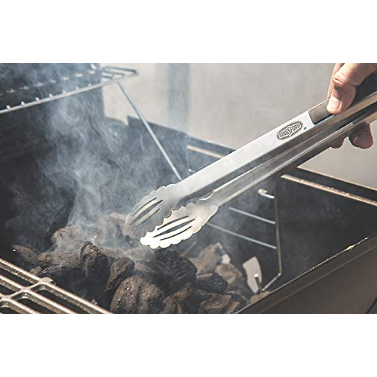 Kingsford Heavy Duty BBQ Tool Set - Fork, Tong, & Spatula - Deluxe Stainless Steel Grill Utensils - Grilling Tools for The BBQ Grill Master or Beginner Griller