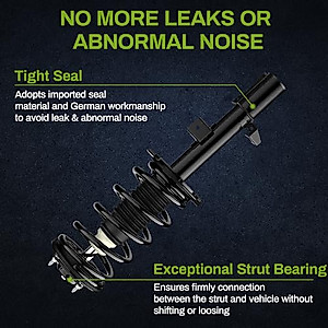 AUTOSAVER88 Front Complete Struts & Coil Spring Assembly Compatible with 2001-2012 Ford Escape, 2001-2006 & 2008-2011 Mazda Tribute, 2005-2011 Mercury Mariner