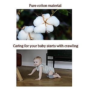 NEPAK 8 Pairs Baby Crawling Anti-Slip Knee Baby Knee Pads For Crawling and safety Walking Anti Slip,Unisex Baby Toddlers Kneepads, 2light Pink+ 2dark Grey+ 2green+ 1black+ 1gray