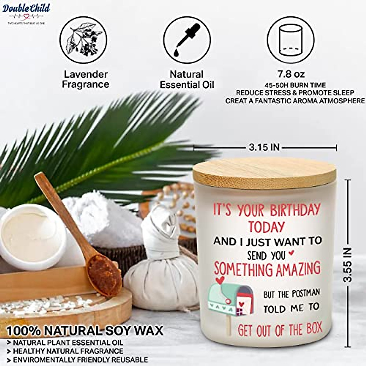 Birthday Gifts for Women Men - Best Friend Birthday Gifts - Happy Birthday Candles - Funny Birthday - Birthday Gifts for Mom - Dad Birthday Gift - Women Birthday Gifts Ideas - Candles 8oz