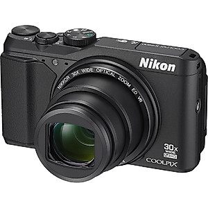 Nikon COOLPIX S9900 Digital Camera with 30x Optical Zoom and Built-in Wi-Fi (Black)(Renewed)