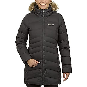 MARMOT Women's Montreal Mid-Thigh Length Down Puffer Coat, Dark Steel,Medium