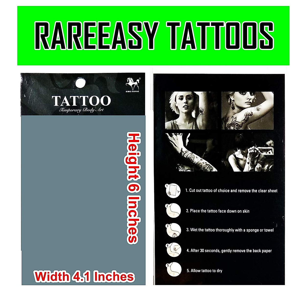 Tattoos 2 Sheets Rose flowers Infinity Cartoon Stickers Waterproof Temporary Tattoos Festival Flash Fake Tattoo Sexy Body Art Men Women for Arms Legs Shoulder or Back (02)