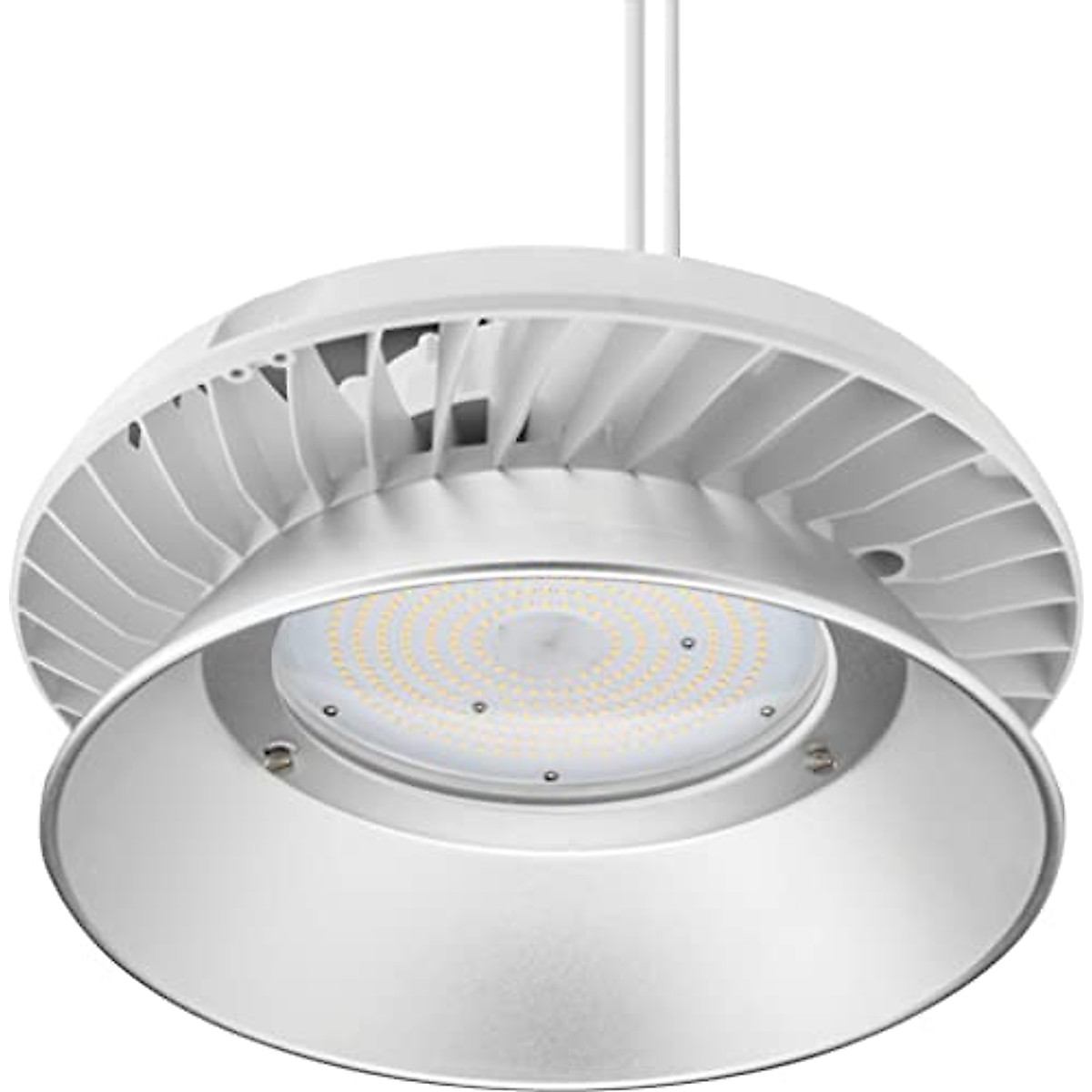 Lithonia Lighting JEBL 18L 40K 80CRI WH JEBL 18,000 Lumen LED High Bay Light with Cool White 4000K Color Temperature, White 5.00x13.00x13.00