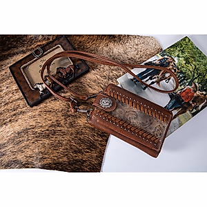 Montana West Crossbody Cell Phone Purse For Women Western Style Cellphone Wallet Bag Travel Size With Strap PHD-108CF