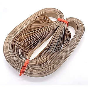 KOLAMOON 50pcs 750x15mm PTFE Sealing Belt Polytef Belts for FR-900 FRM-900 FR900 Continuous Band Sealer Sealing Machine Replacement Belts Spare Part Kits (Perimeter: 750mm)