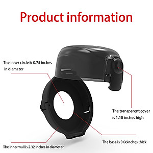 HAO JIE Haojie Children Gas knob Protection Cover, Kitchen Stove knob Cover Five Pieces, Large Universal Design, to Protect The Safety of Children, 5 Count (Pack of 1)