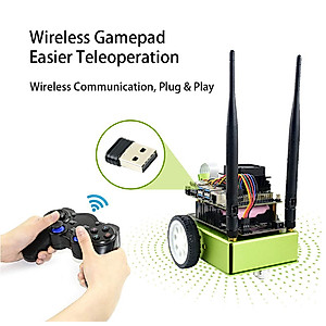 Coolwell Waveshare JetBot AI Kit Accessories Add-ons for NVIDIA Jetson Nano to Build JetBot(Literally Smart Robot)