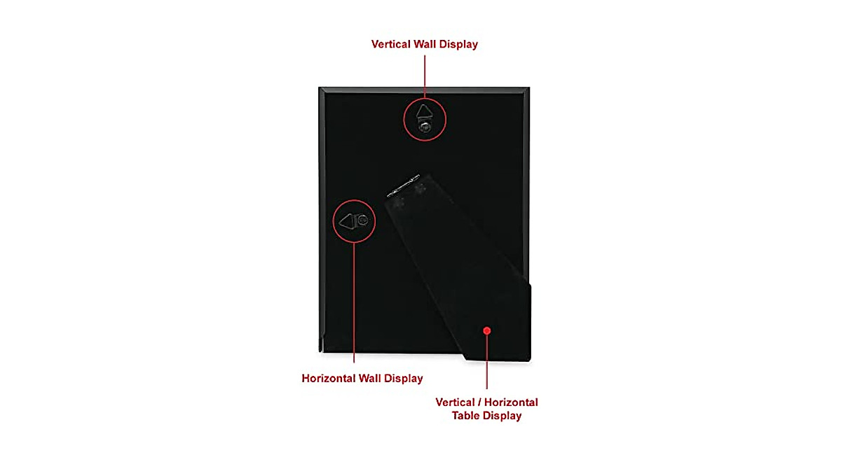 Elegant Black Metal Picture Frame for Home Décor