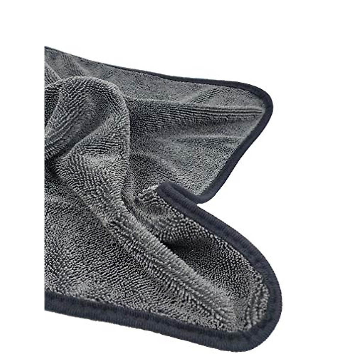 SOFTBATFY Long Twist Pile Car Microfiber Drying Towel, 600 GSM Super Absorbent Professional Twist Loop Cloth, Large Automotive Detailing Towel (20x24inches*2pack)