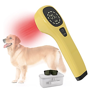 KTS Laser Therapy for Dogs,Portable Red Light Vet Device for Dogs Pets Muscle & Hip and Joint Arthritis Pain Relief,Wound Care Clear Skin Problems,Reduce Inflammation