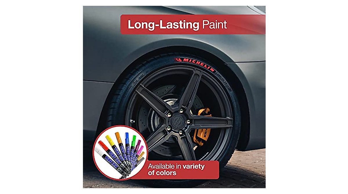 Tire Ink Paint Pen - Permanent & Waterproof Tire Marker