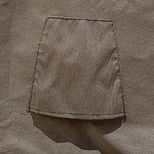 Budge NeverWet Mojave Patio Loveseat Cover, Black Ivory, Small