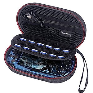 Smatree P100L Carrying Case Compatible for PS Vita 1000, PSV 2000, PS Vita PCH-2000,PSP 3000 with Cover (Console,Accessories and Cover NOT Included)