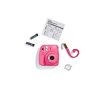 Fujifilm Instax Mini 9 Instant Camera, Flamingo Pink