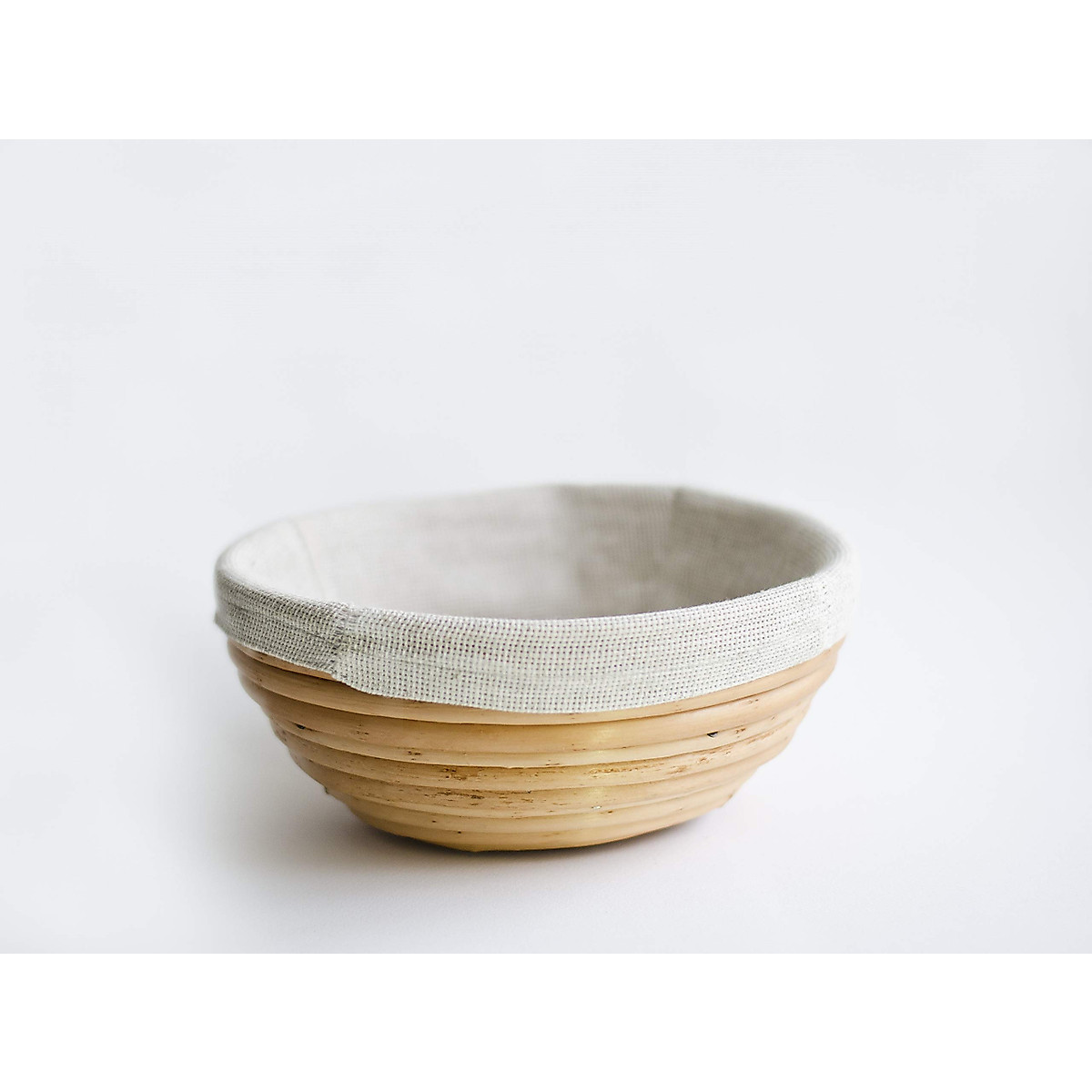 Bread Banneton 1kg (Rounde 8.6 x 3.5 inches) Willow Proofing Basket Best Bakery Themed Gifts For Women With Linen Liner Covers