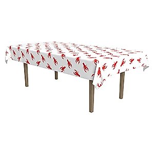 Crawfish Tablecover Party Accessory (1 count) (1/Pkg)