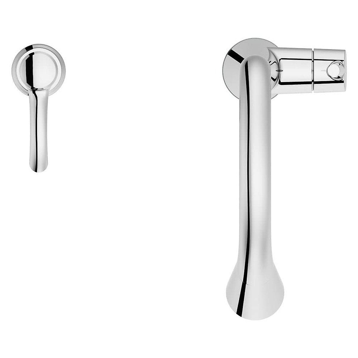 Pfister Barulli Kitchen Faucet with Pull Down Sprayer and Soap Dispenser, Single Handle, High Arc, Polished Chrome Finish, F5297BARC