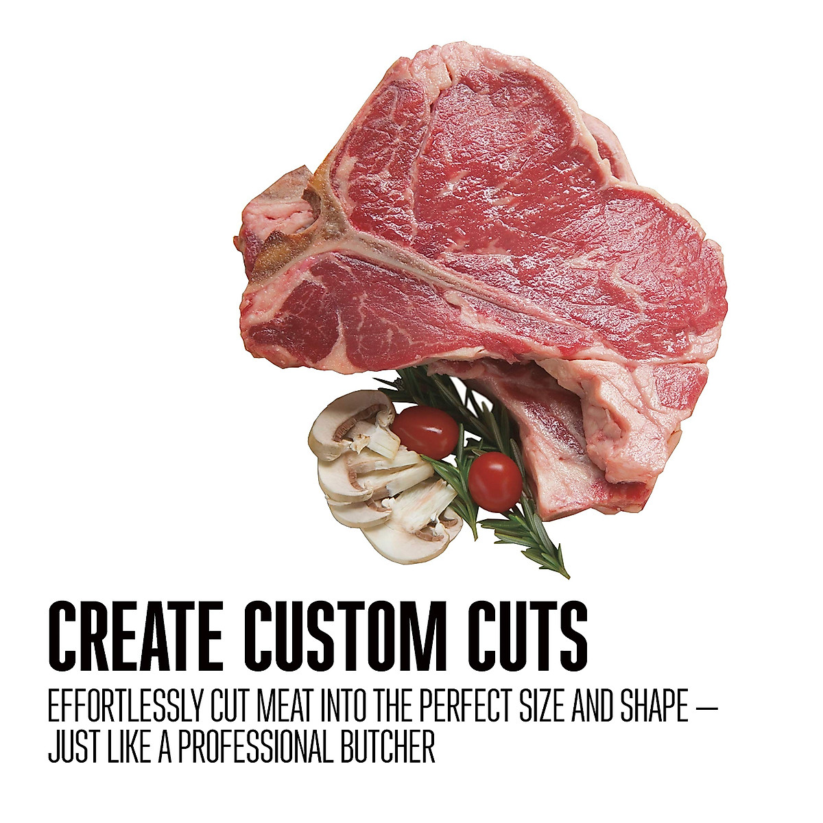 Weston 47-1601 Butcher and Bone Saw with 16 Inch Stainless Steel Blade (47-1601), 16 Inch, Stainless Steel