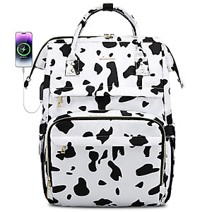 LOVEVOOK Laptop Backpack for Women Teacher Backpack Nurse Bag,Work Bag Backpack Purse Bag Anti-Theft Travel Backpack with USB Charging Port,15.6 Inch Backpack for College Business Casual