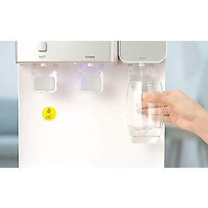 SOOPYK Hot and Cold Water Cooler Dispenser with Ice Maker for 5 Gallon Bottle Built-in Ice Maker 27 lbs in 24 hrs Perfect for Home Office