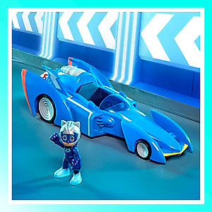 PJ Masks Power Heroes Cat Racer, PJ Masks Toy Car with Lights and Sounds, Preschool Toys for Boys and Girls 3 Years and Up