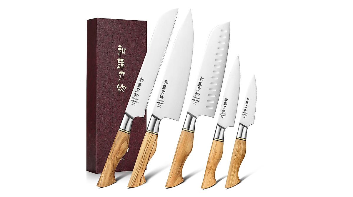 HEZHEN Swedish Steel Knife Set - Precision & Style