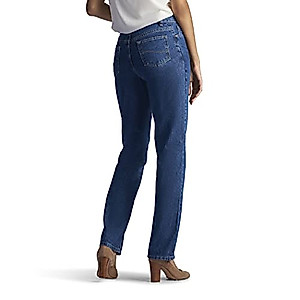 Lee Women's Missy Relaxed Fit All Cotton Straight Leg Jean, Livia, 14